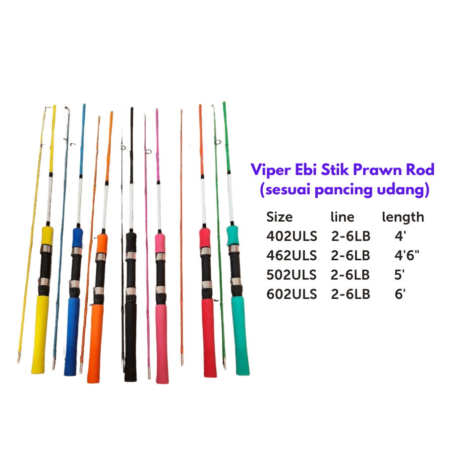 Viper Ebi Stik Prawn Rod 🔥Ready Stock🔥 100% Original🔥 | Shopee Malaysia