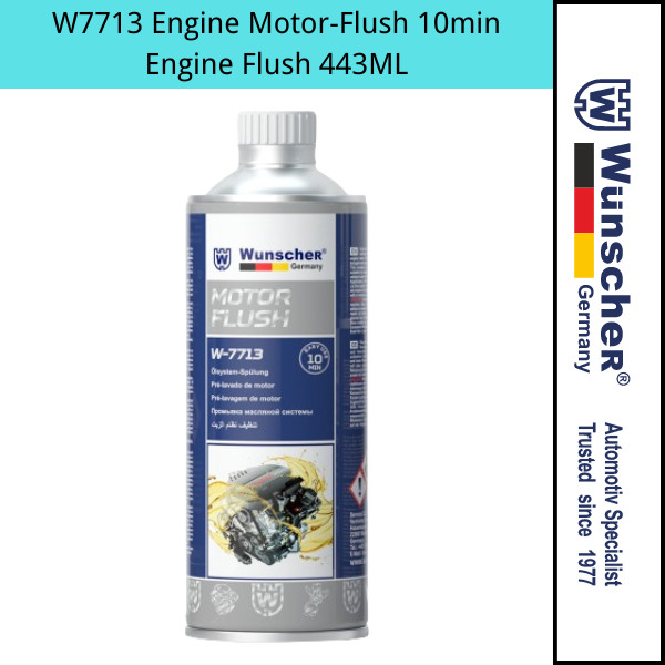 W7713 Engine Motor-Flush 10min Engine Flush 443ML (WUNSCHER) | Shopee ...