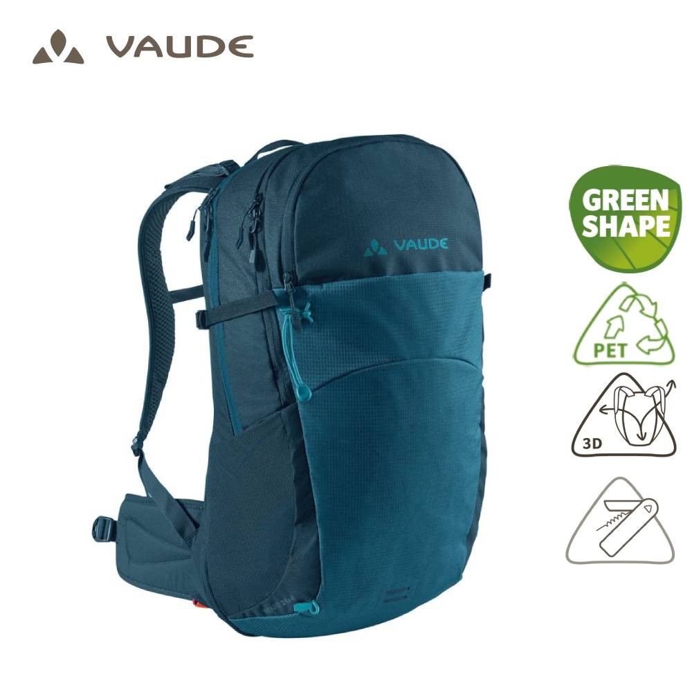 VAUDE Wizard 24+4 Mens Womens Eco Ergonomic Hiking Outdoor Backpack 28L ...