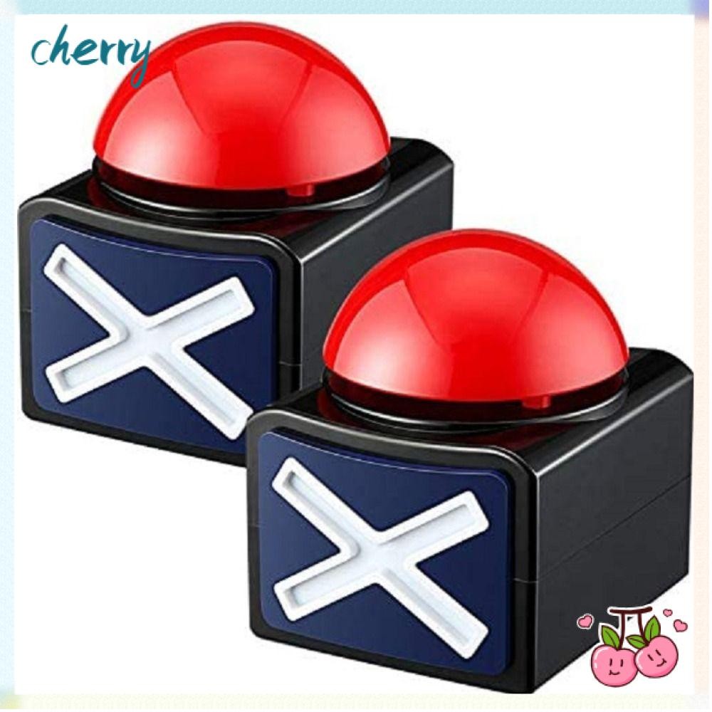 CHERRY Game Answer Buzzer, ABS Sounding Toy Red Game Buzzer, Trivia ...