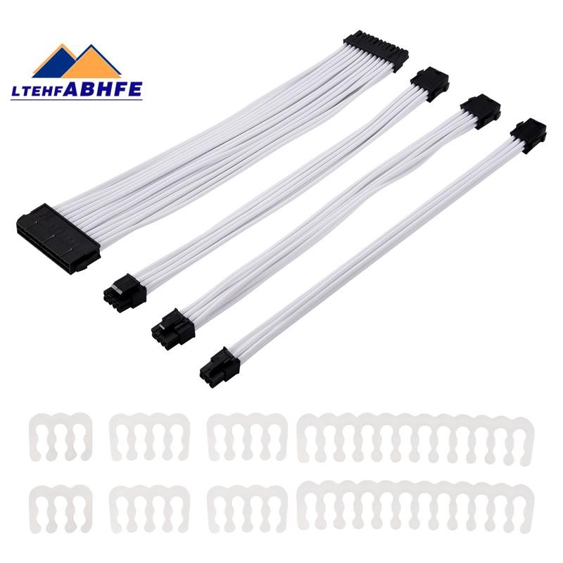Basic Extension Cable Kit; 1Pcs Atx 24Pin/Eps 4+4Pin/Pci-E 8Pin/Pci-E ...