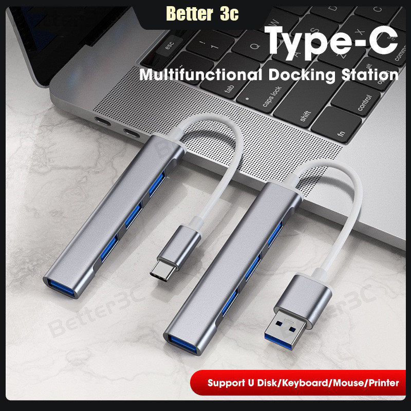 【Better 3C】Ultra-Thin Mini Portable 4-Port Usb 3.0 Hub Usb Power USB ...