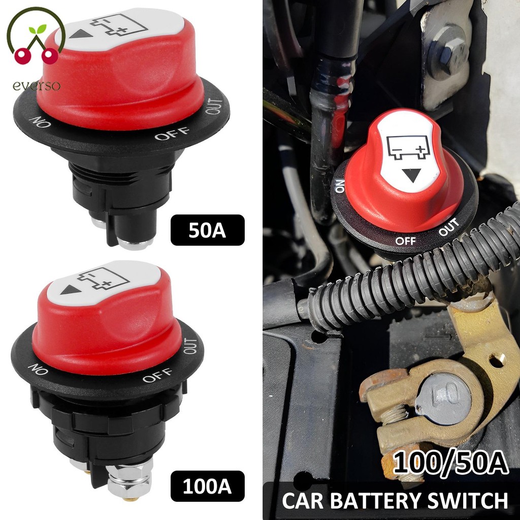 Battery Disconnect Switch 12V-48V Battery Power Cut Off Switch Heavy ...