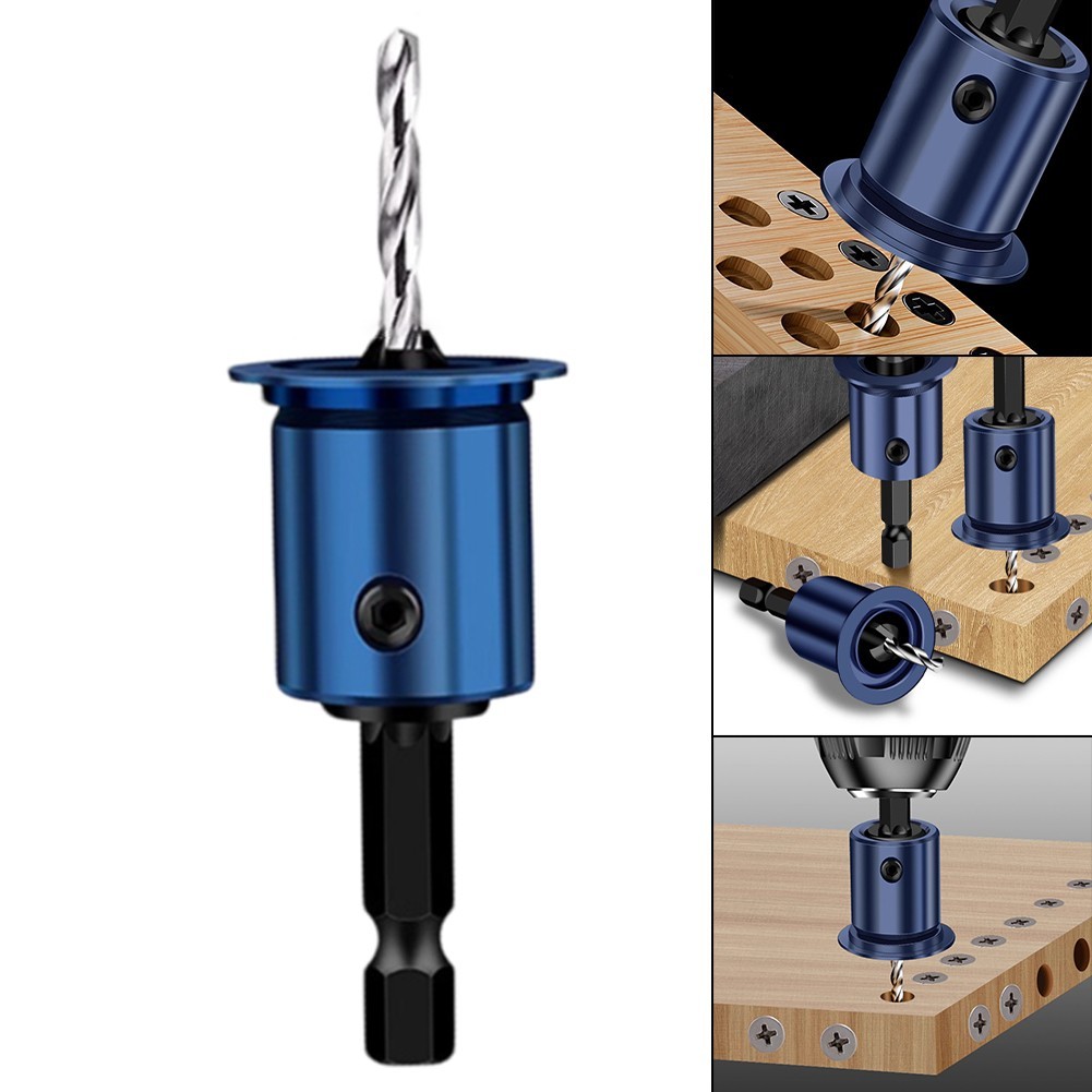 Countersink Adjustable Stop Collar Core Limiter Drills Router Bit ...