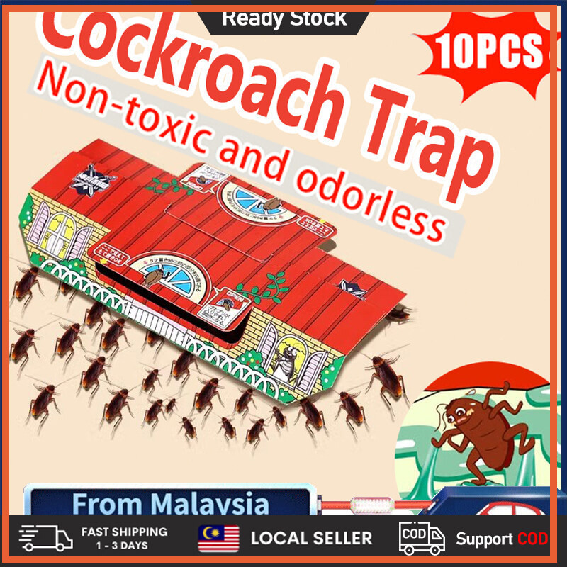 【Ship Today】10PCS Cockroach Glue Traps Lizard Trap 100% Effective ...