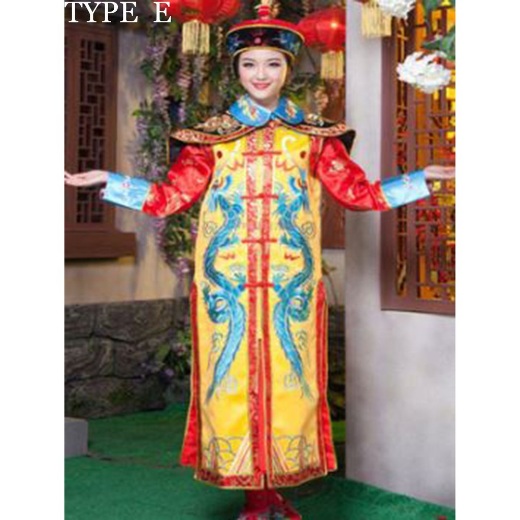 Qing Chao Qing Dynasty Man Woman National Costume Mongolian Clothing ...