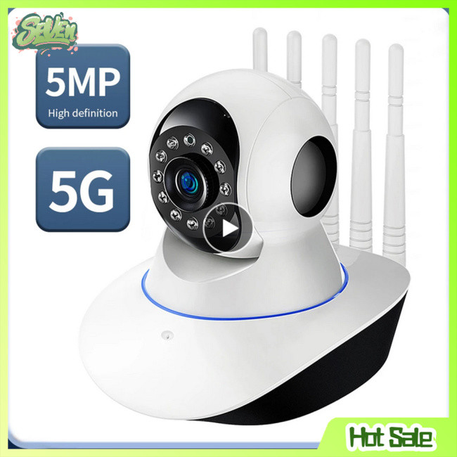Hd 5MP Wireless IP Camera CCTV 2.4G Wifi Camcorder Security ...