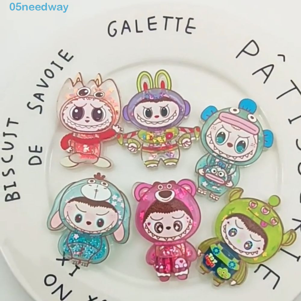 NEEDWAY Labubu Keychain Pendant, Ugly Fish Big Eyes Cartoon Acrylic ...