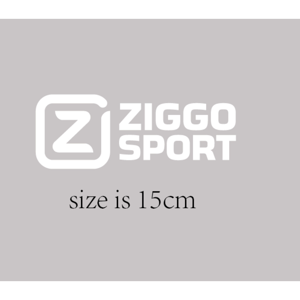 ZIGGO SPORT Sponsor Patch Heat Transfer Soccer Badge | Shopee Malaysia