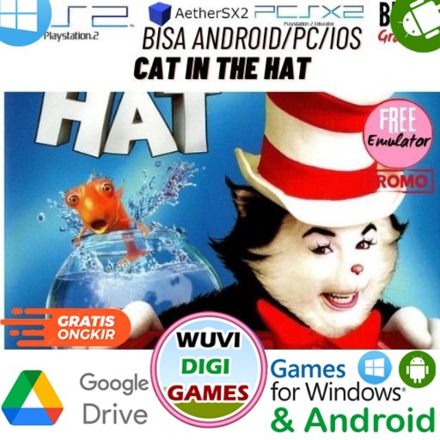 Selling PS 2 Cat In The Hat Games | Can be used on PC / Android / IOS ...
