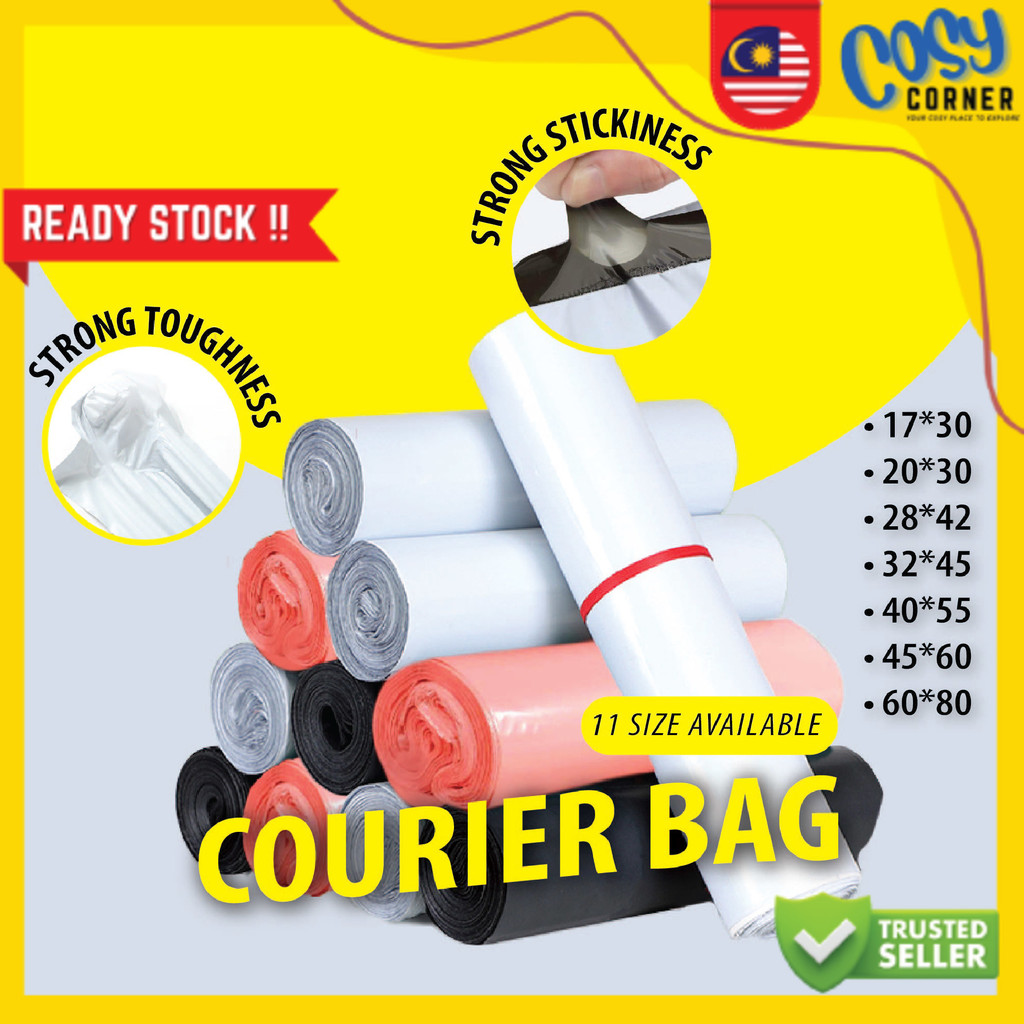 🇲🇾 Courier Bag Parcel Bag Plastic Flyer Packaging, Kurier Beg Plastik ...