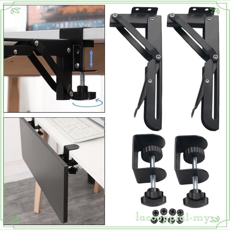 [LacooppiafeMY] Foldable Keyboard Drawer clamp DIY Height Adjustable ...