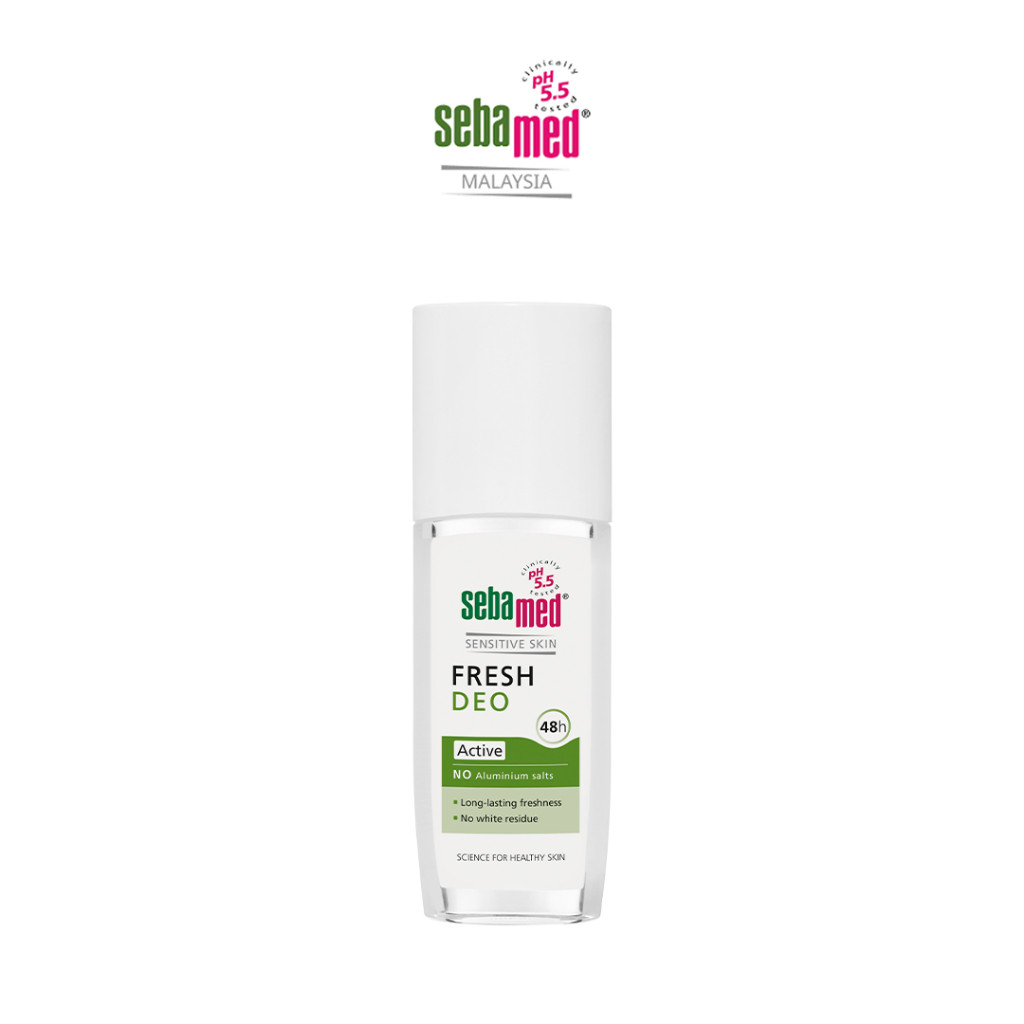 sebamed Sensitive Skin Fresh Deodorant Spray Active (75ml) | Shopee ...