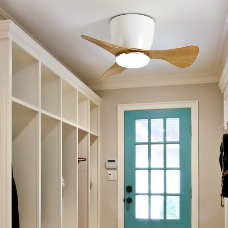 6-speed Adjustable Electric Ceiling Fan Light Mini 22 Inch LED Ceiling ...