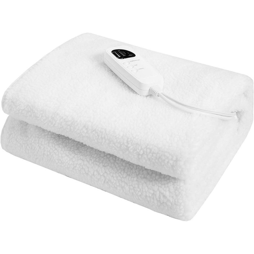 Pad Tilam Dipanaskan Giantex Pad Pemanas Meja Urut dengan 5 Tetapan ...