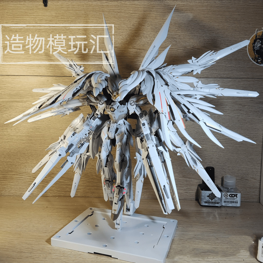 Gundam Model Taipan 8827 Snow White FIX Fluffy Wings 1/100 Modified ...