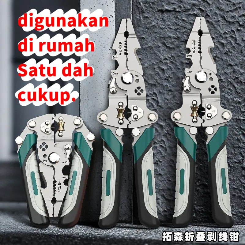 Penjalur Wayar Berbilang Fungsian Baharu Juruelektrik Playar Khas ...