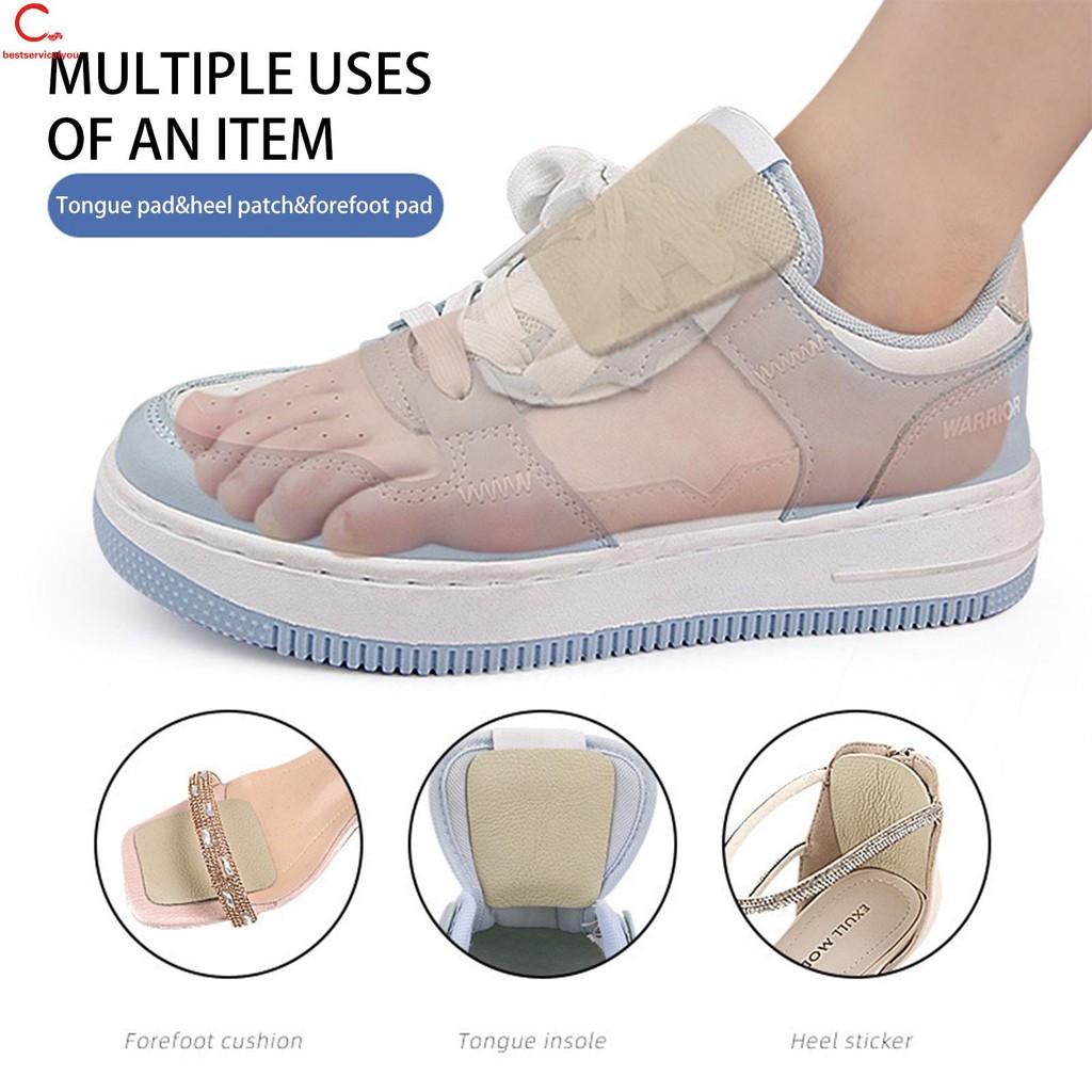 Non-Slip Shoe Tongue Inserts with Self-Adhesive Anti-Friction Pads ...