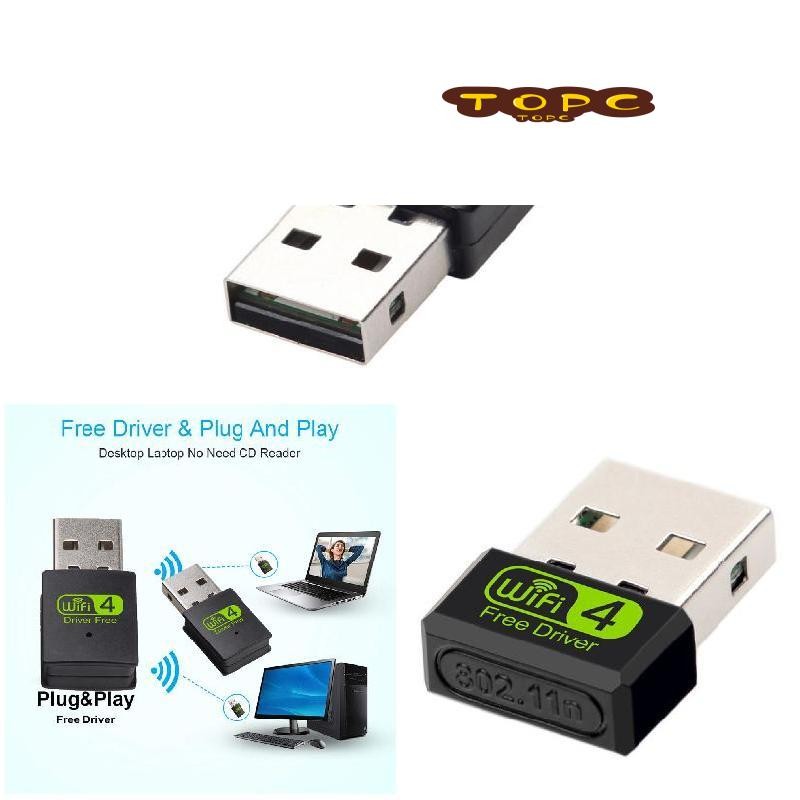 2 IN 1 USB WiFi Adapter Dual Band Wireless External Receiver Dongle for ...