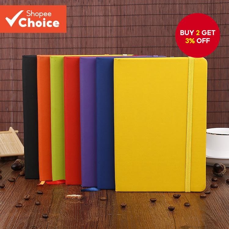 Strap notebook, business notebook, colored A5 notebook, hand account ...