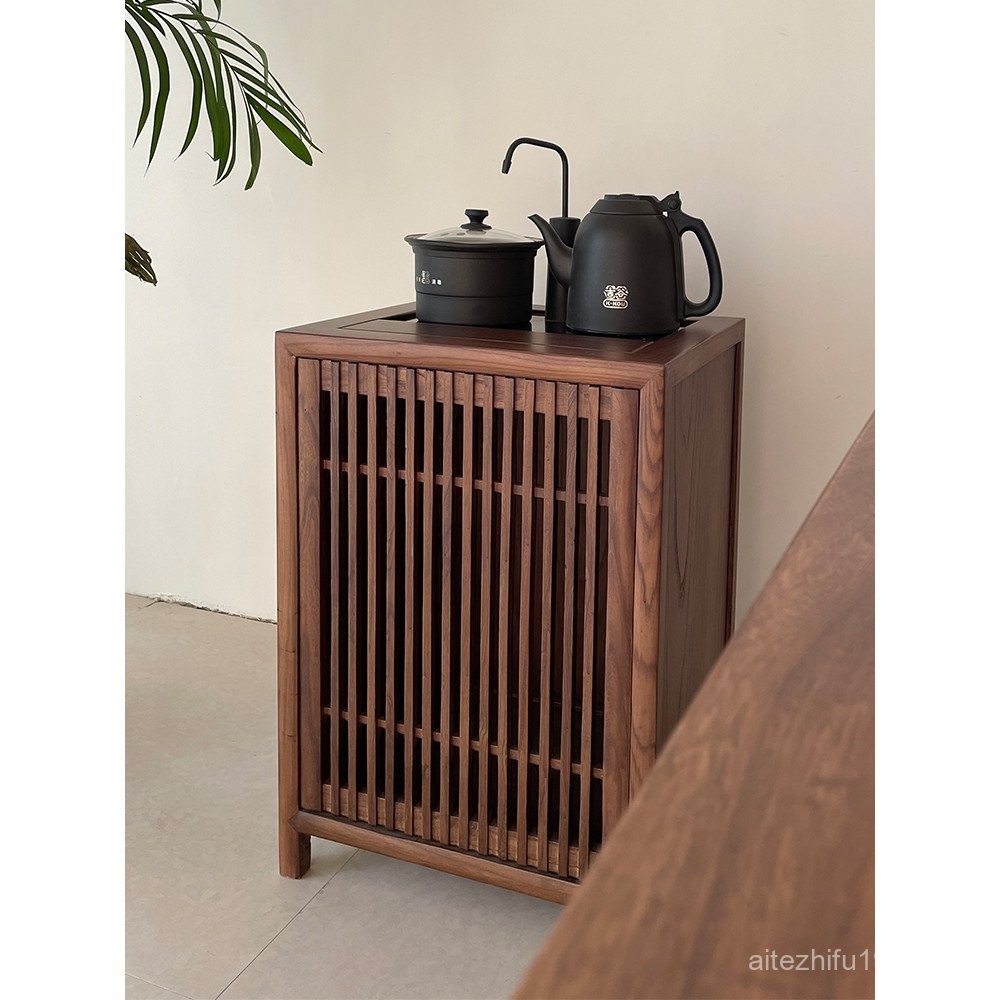 New Chinese Style Small Tea Cabinet Solid Wood Removable Side Cabinet ...
