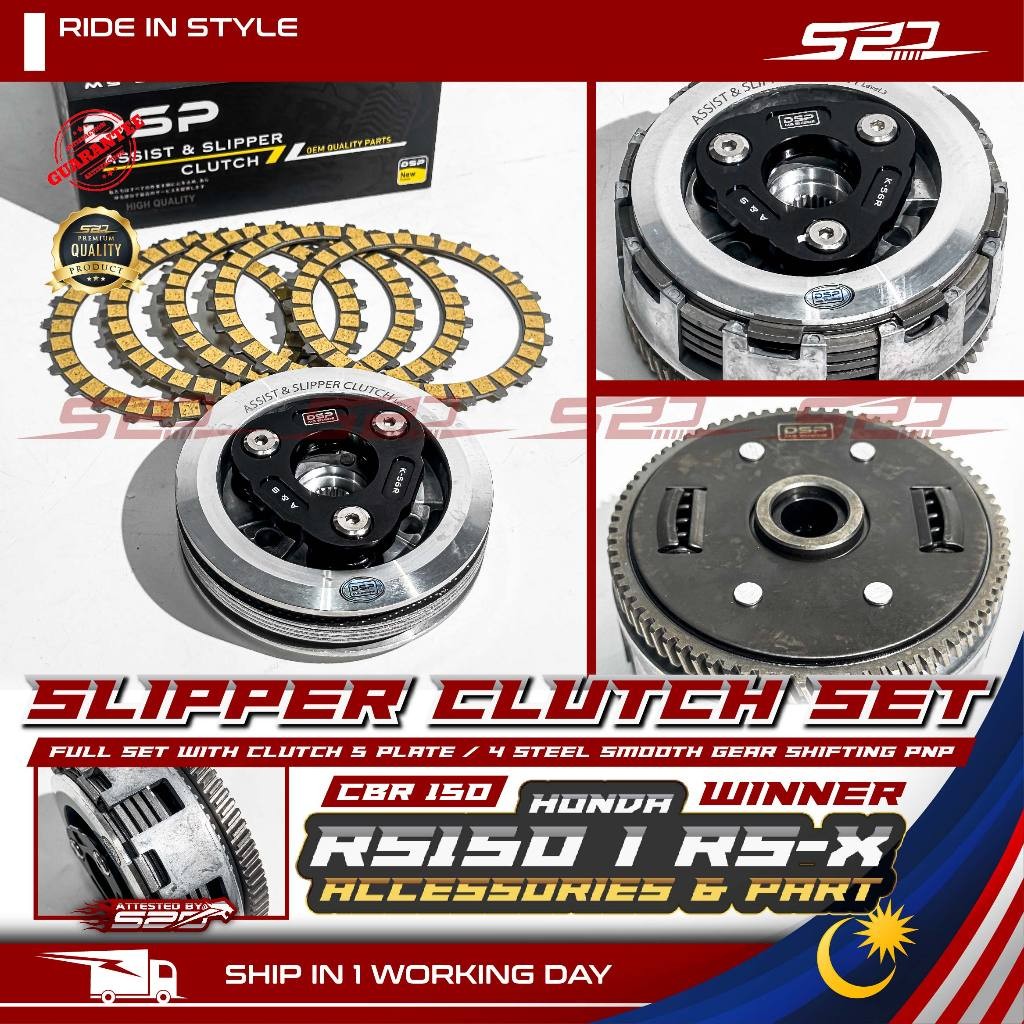 Slipper Clutch Set DSP RS150R RS-X 150 WINNER X CBR 150 HONDA Set With ...