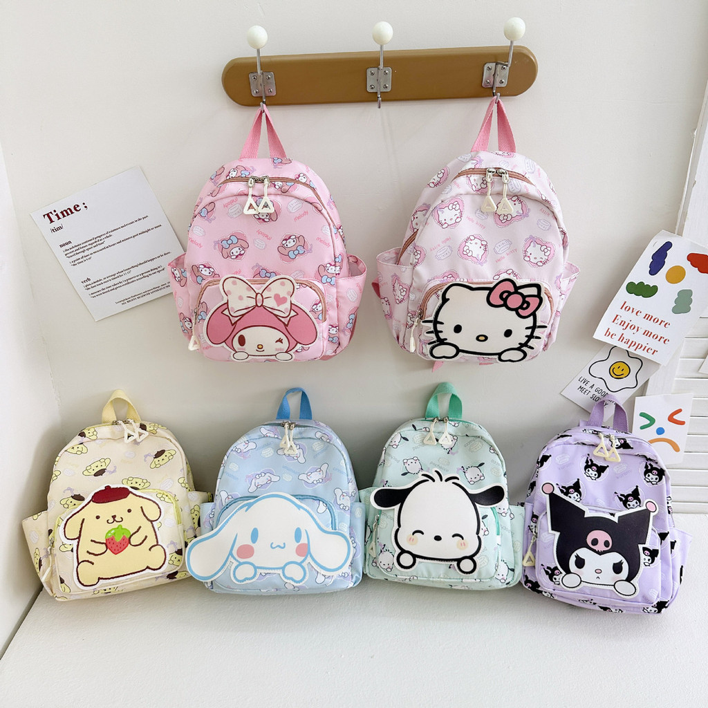 Beg Kanak-kanak Gadis Sanrio Kuromi Comel 2025 Beg Sekolah Tadika ...