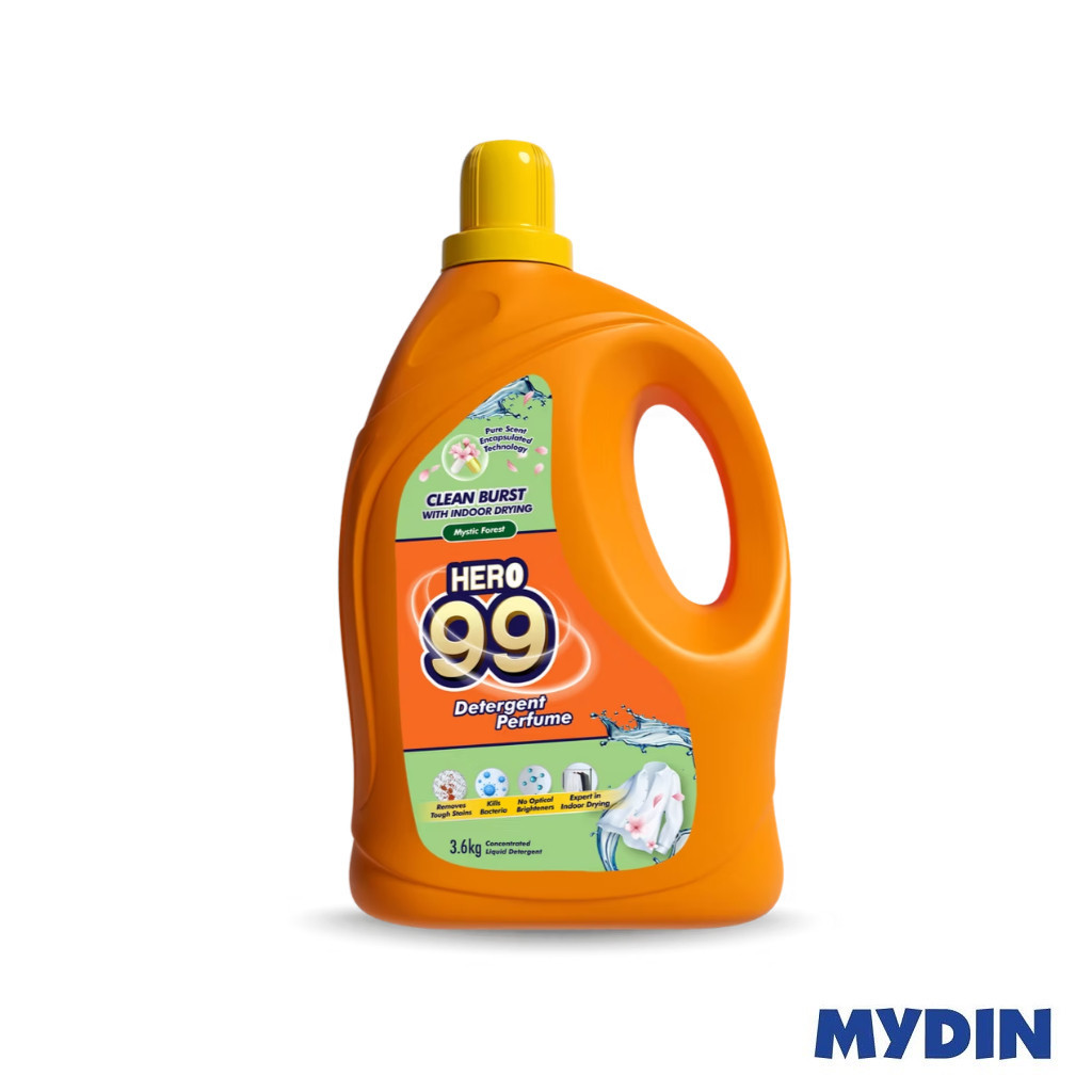 Hero 99 Detergen Cecair Mystic Forest (3.6kg) | Shopee Malaysia