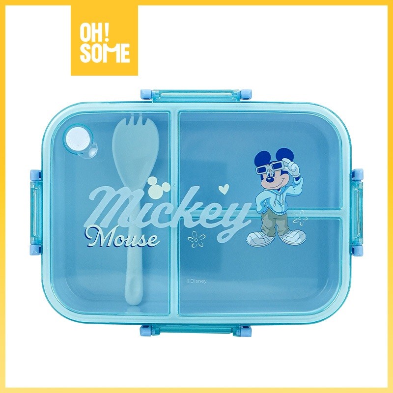 OHSOME x Disney - Disney Mickey & Minnie 3 Compartment Lunch Box/ Bento ...