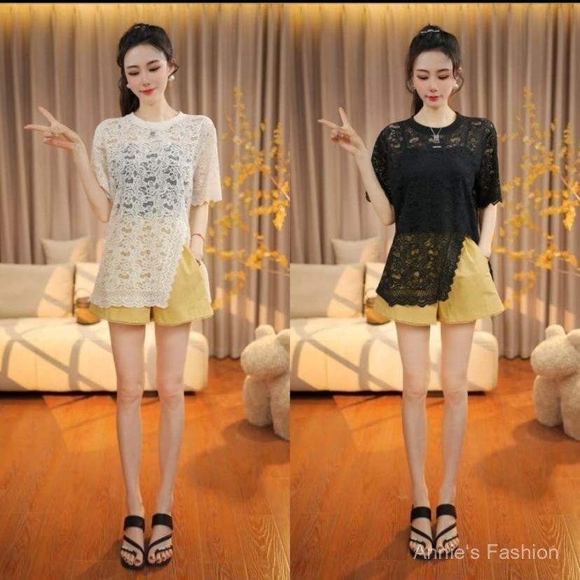Barong Blouse - Modern Filipiniana Style with Cutout Lace & Slimming ...