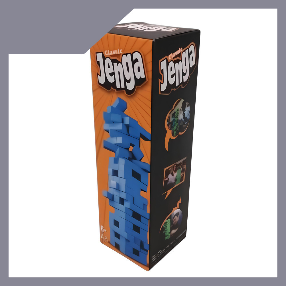 Wooden Jenga Block Series Stack, Play & Laugh! | Shopee Malaysia