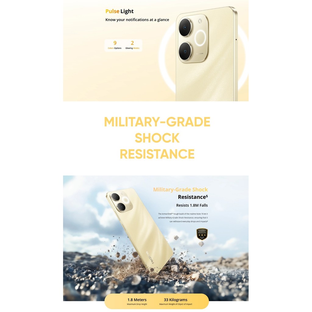 Realme Note 70 Smartphone | Unisoc T7250 | 6.7" IPS LCD Display ...