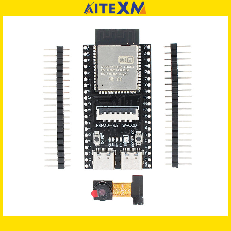 ESP32-S3 WROOM N16R8 CAM Development Board WiFi+Bluetooth Module OV3660 ...