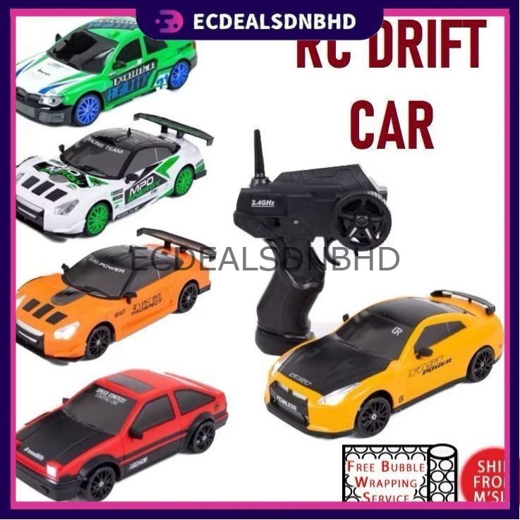 1:22 Kereta Control Drift 4WD RC Car Racing Car Led High Speed Tukar ...