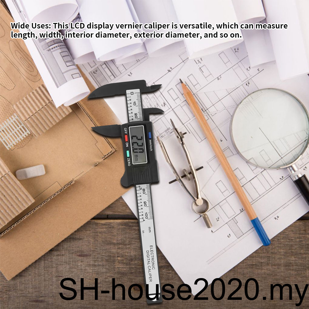 1/2/3/5 Digital Caliper Woodworking Angle Meter Battery-operated LCD ...