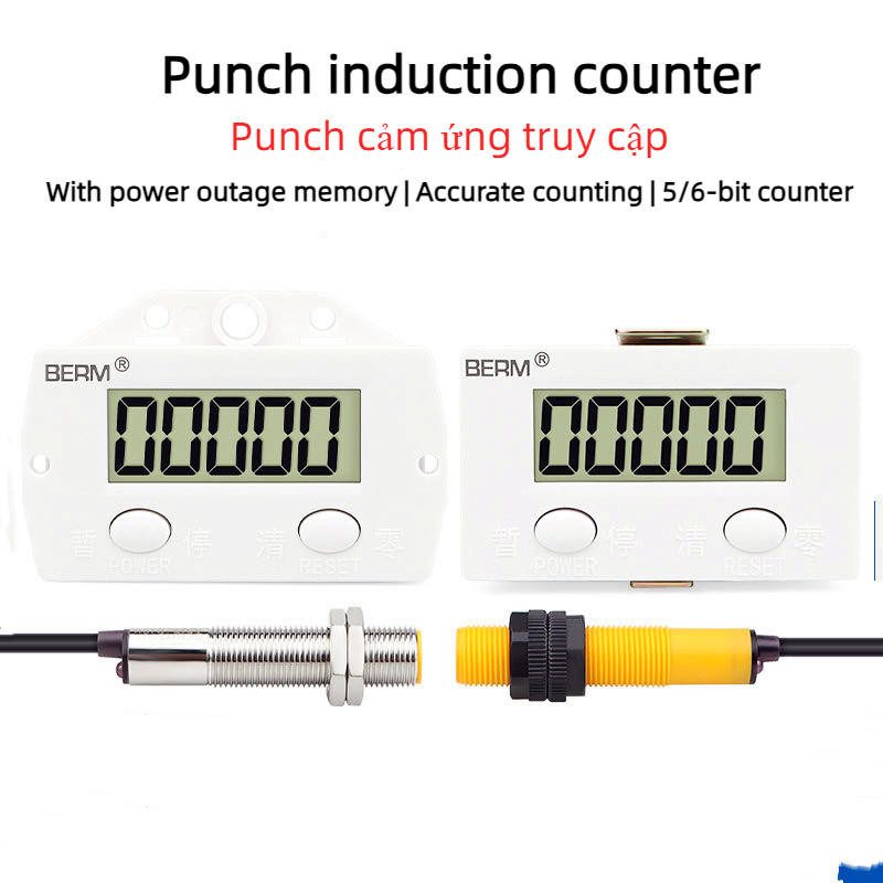Electronic Plus Counter/Punching Counter/5-6 Digit Magnetic Induction ...