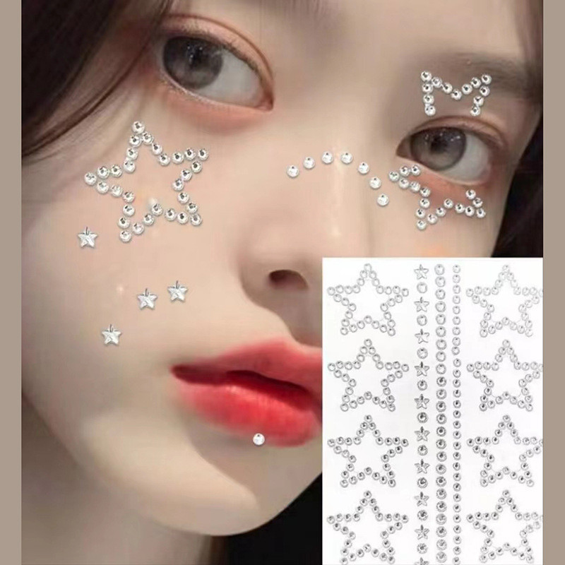 Eye Makeup Diamond Stickers for The Face Eye Show Lotion Diamond ...