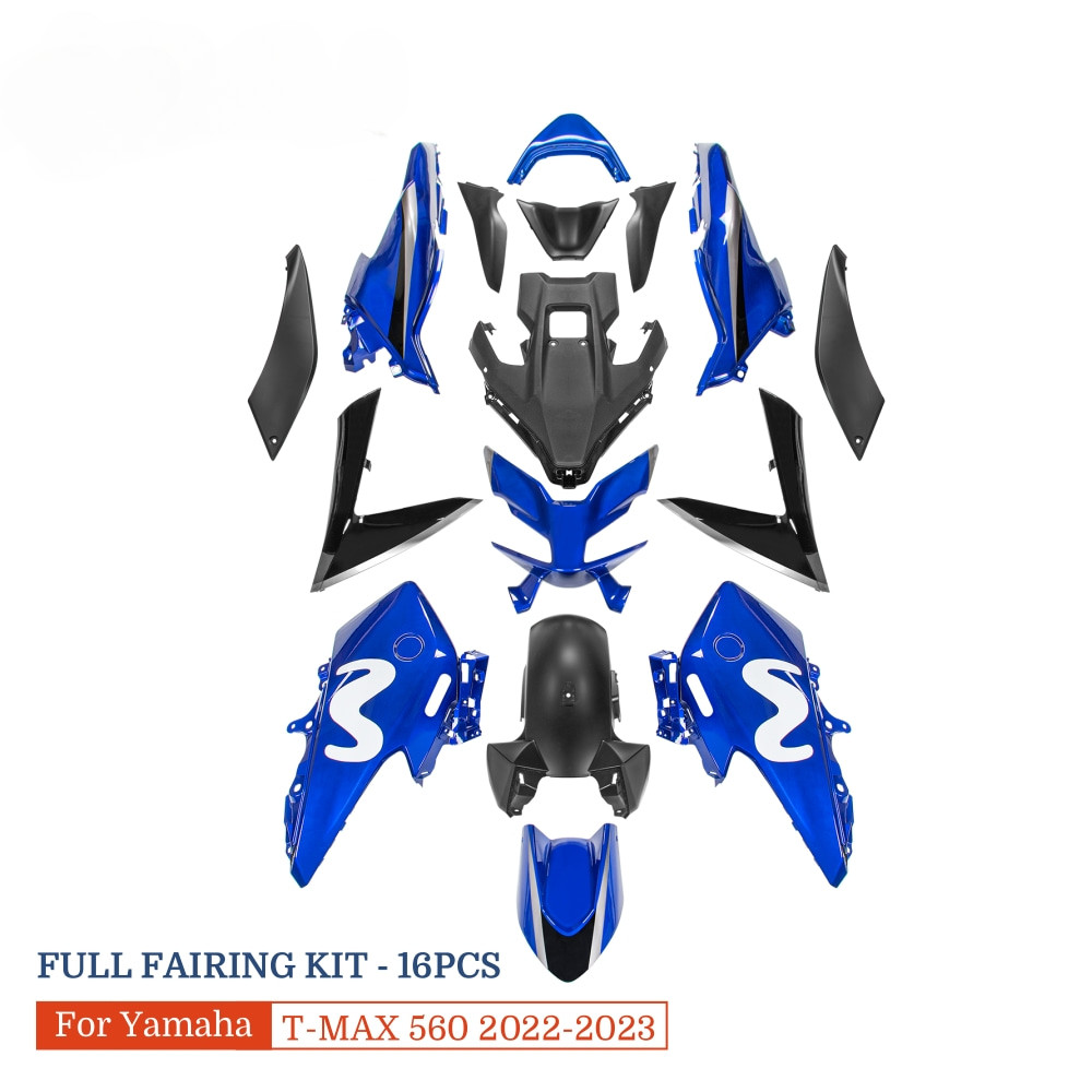 16 PCS Full Fairing Kit Customized For Yamaha T-MAX TMAX 560 2022-2024 ...
