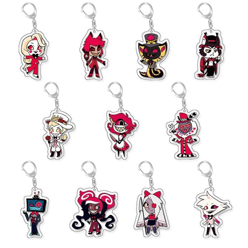 【Customized】Hazbin Hotel Alastor Anime Surrounding Acrylic Keychain ...