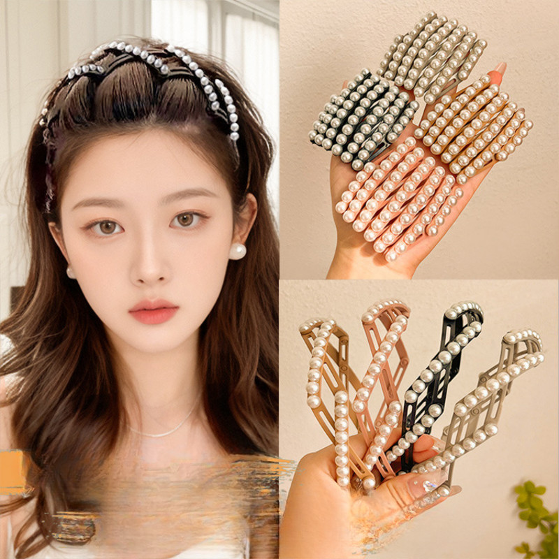 [Magpie]High-end Portable Pearl Headband for Women 2024 New Bangs ...