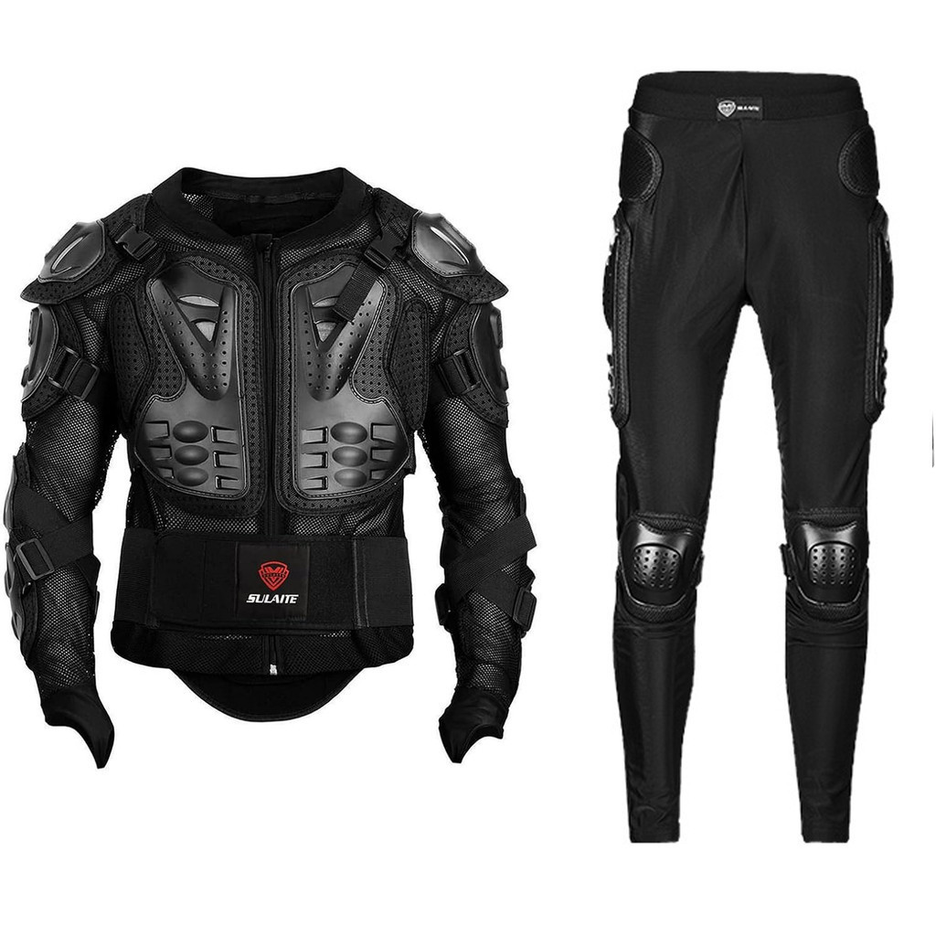 SULAITE Motorcycle Armor Jacket - Full Body Protector for Men Motocross ...