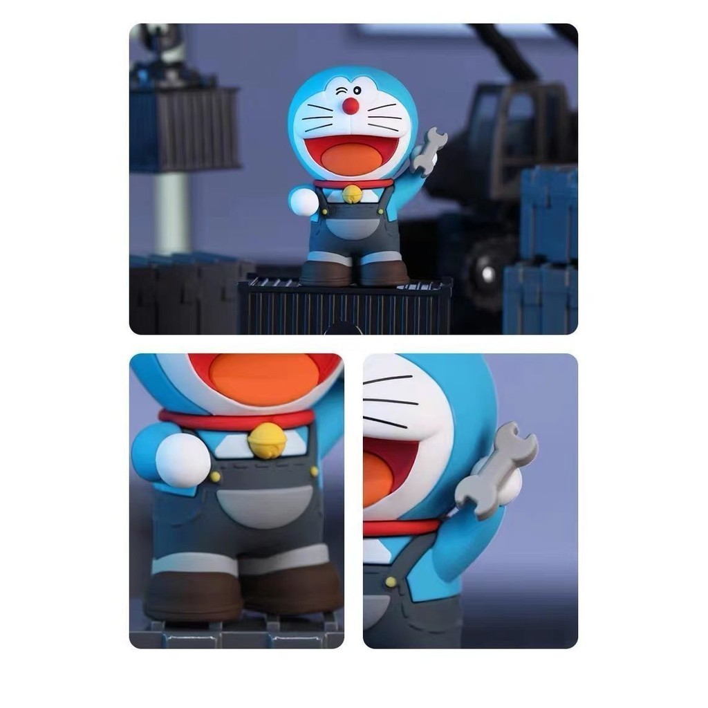 Doraemon Professional Pokonyan Series Astronaut Blind Box Handmade Toy ...