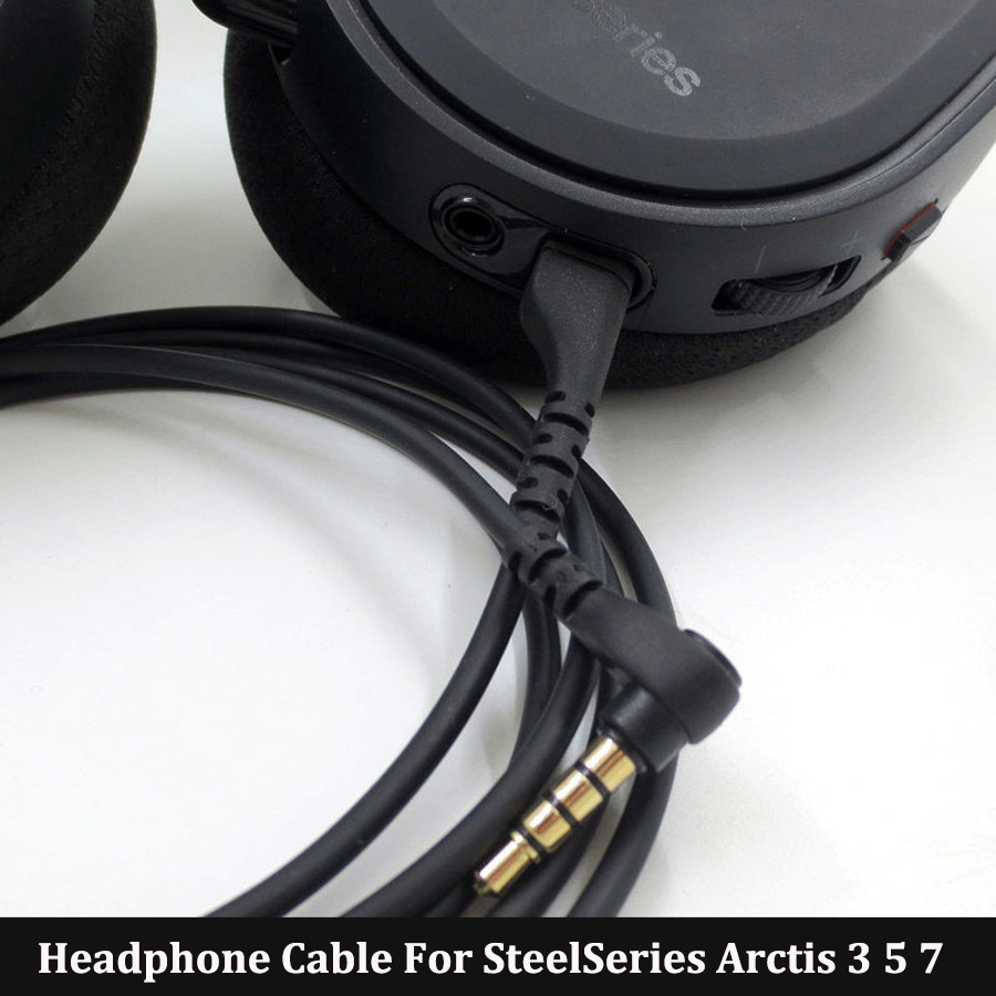 Headphone Cable For SteelSeries Arctis 3 5 7 Pro Mini pin USB TPE Audio ...