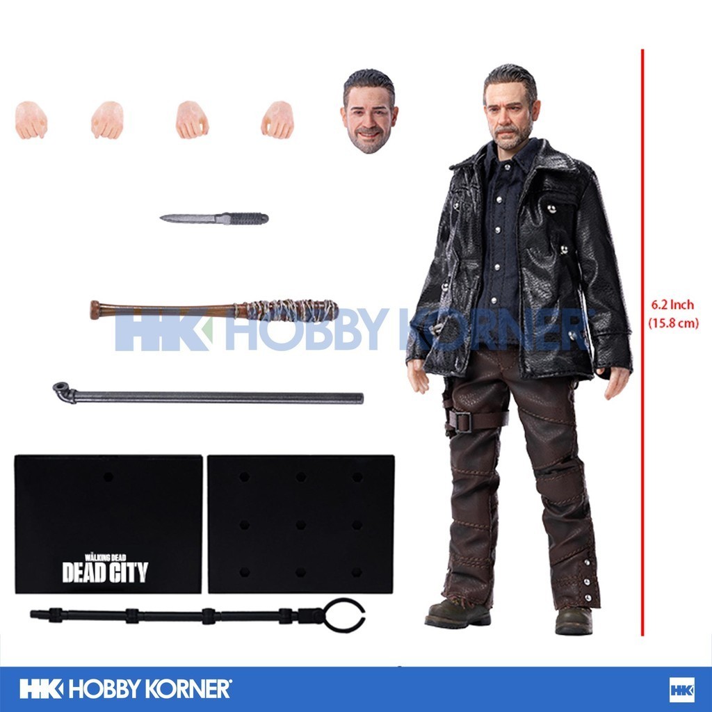 HIYA TOYS 1/12 Scale Exquisite Super Negan (The Walking Dead: Dead City ...