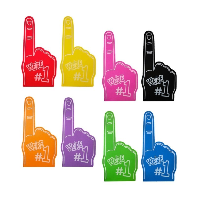 JJ* 8pcs EVA Cheering PalmS Cheerleading Hand Gloves for Sports and ...