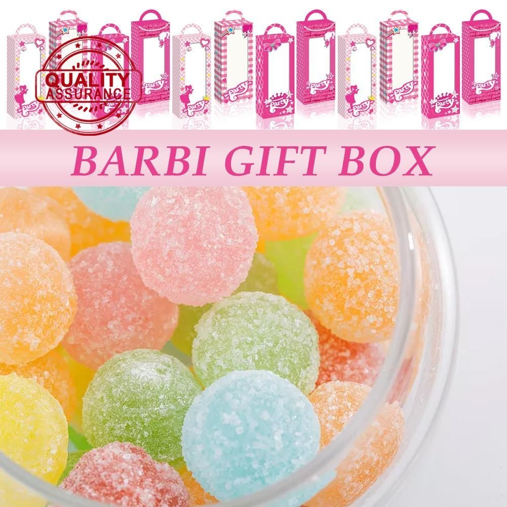 Barbie Pink Girl Party Gift Box Birthday Candy Box S7c3 | Shopee Malaysia