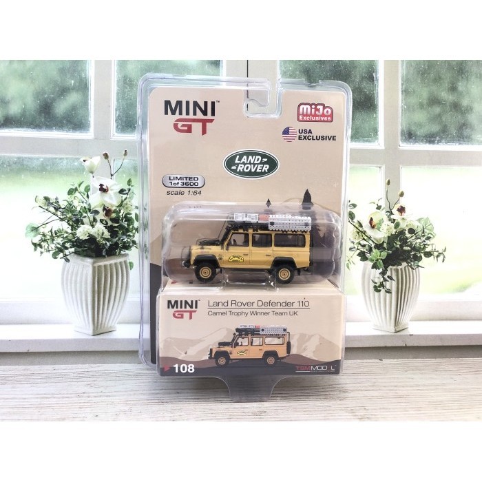Mini gt land rover defender 110 camel mijo exclusive land rover minigt ...