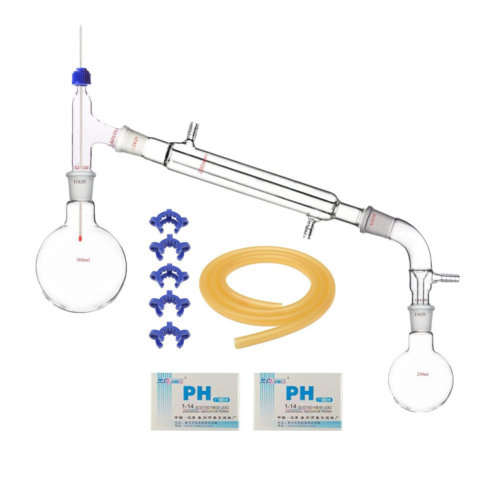 250/500ml, 24/29, Glass Still, Laboratory Distillation Equipment ...