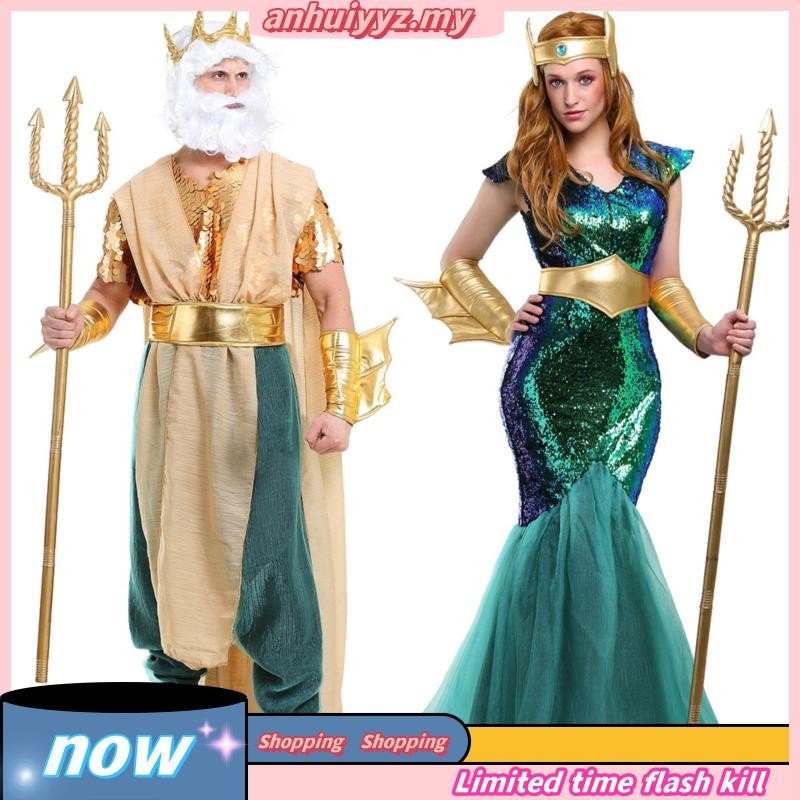 Halloween Men's and Womens Clothing Ancient Egypt Cleopatra Warrior ...