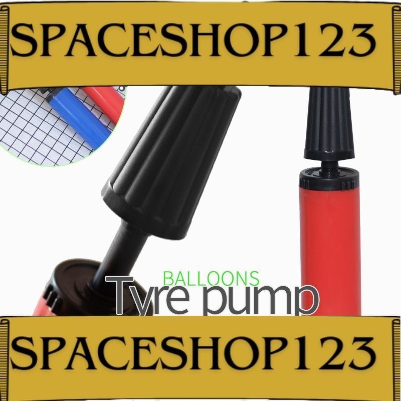 Balloon inflator manual pump plastic oblique mouth mini pusher air pump ...